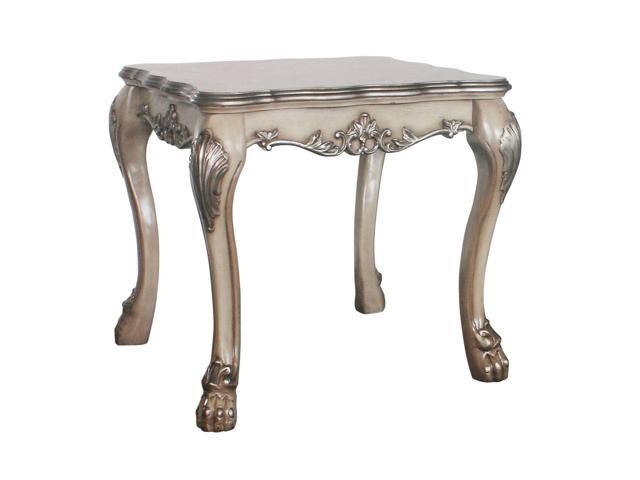 Click here for Vintage Bone White Square End Table prices