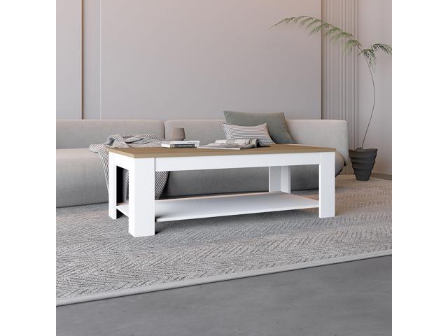 Click here for Cecil Coffee Table with Open Storage Shelf for Dec... prices