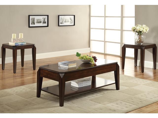 Click here for Docila Walnut Finish Coffee Table W/Lift Top prices
