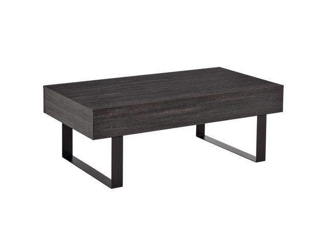 Click here for HOMCOM Mid-century Modern Coffee Table with Storag... prices