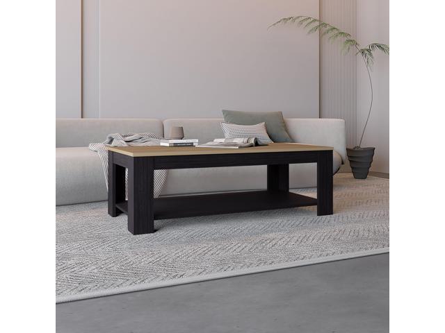 Click here for Cecil Coffee Table with Open Storage Shelf for Dec... prices