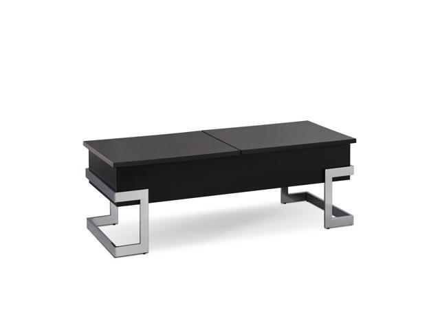 Click here for Black High Gloss and Chrome Coffee Table with Lift... prices