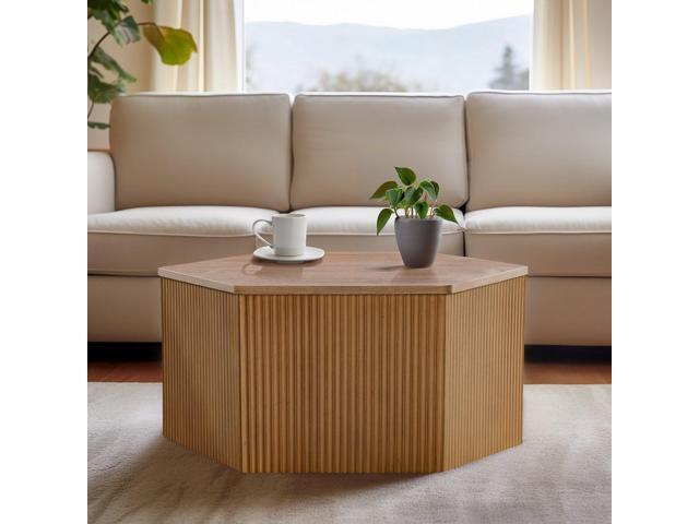Click here for Fluted Hexagon Coffee Table prices