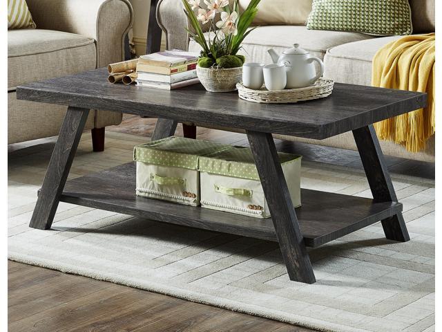 Click here for Athens Contemporary Replicated Wood Shelf Coffee T... prices