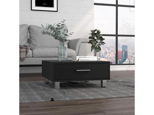 Click here for Coffee Table  One Drawer  Four Legs  Black prices