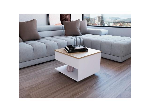 Click here for Lift Top Coffee Table  Casters  One Shelf  White /... prices