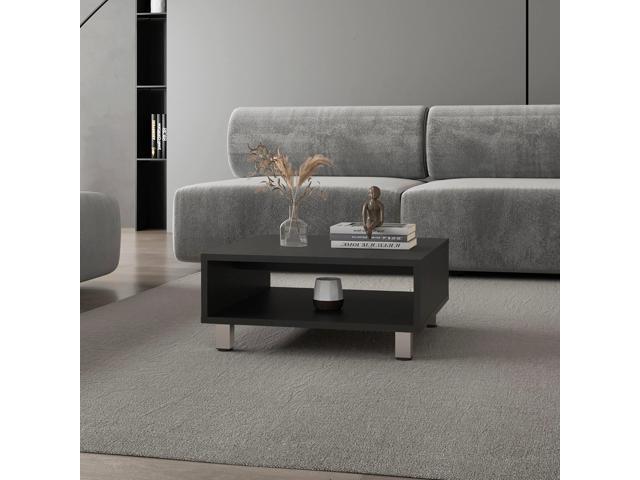 Click here for Black Coffee Table with Open Storage prices
