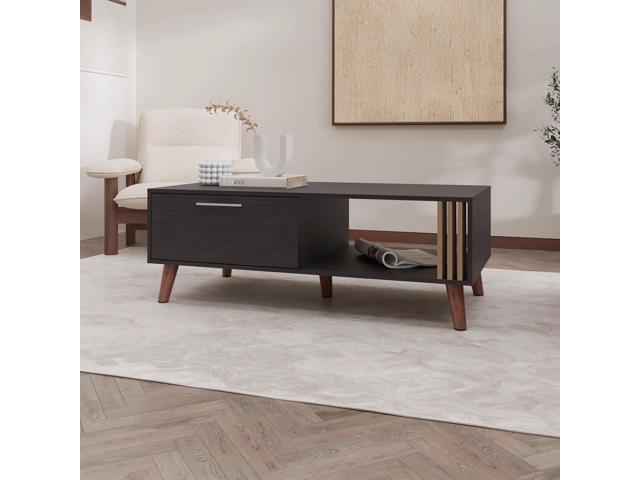 Click here for Wengue Coffee Table with a Door and Open Storage prices