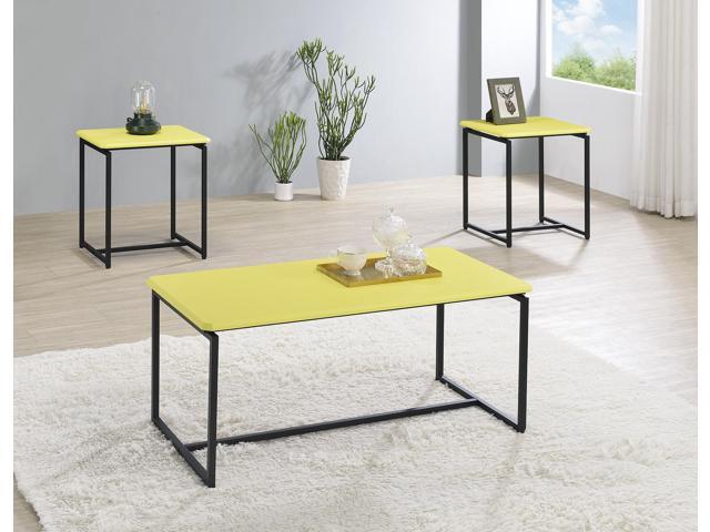 Click here for GT 3 Piece Yellow Carbon Fiber Wrap Coffee Table a... prices