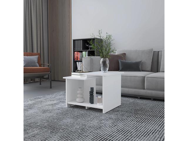 Click here for White Coffee Table with Open Storage prices