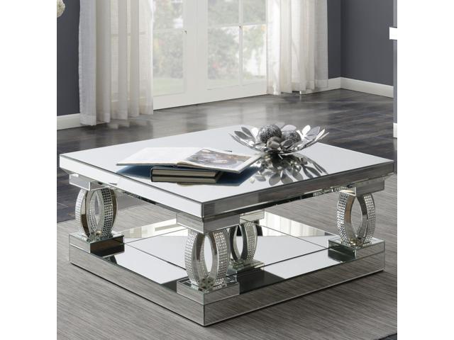 Click here for Shannon Silver Square Mirrored Coffee Table prices