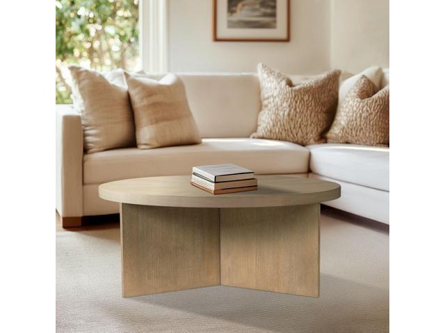 Click here for Sadie Round Coffee Table Reclaimed Greige prices