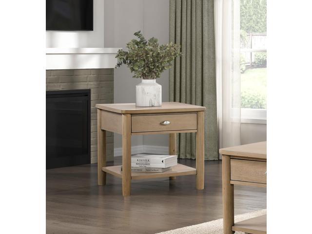 Click here for Classic Natural Finish 1pc End Table with Drawer a... prices