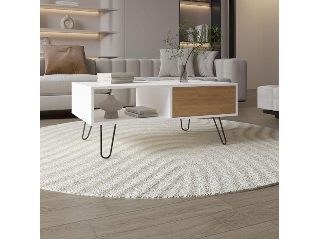 Click here for Tori 39 Wide Coffee Table with One Drawer  One She... prices