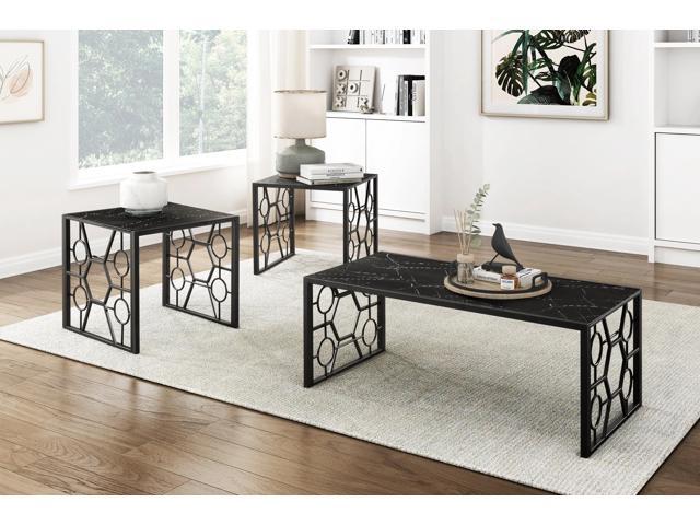Click here for Modern 3-piece Occasional Table Set Black Cocktail... prices