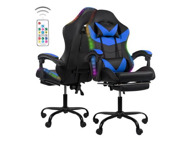 Click here for Gaming Chair Black-Blue - Ergonomic PU Seat w/Adju... prices