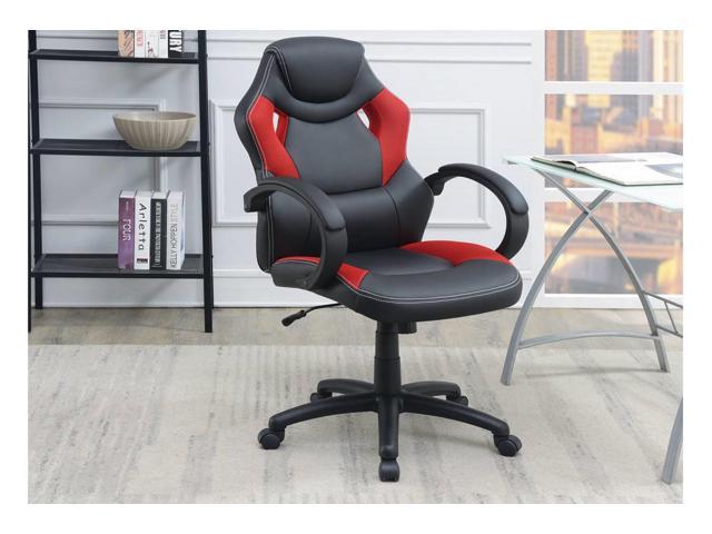 Click here for Office Chair Upholstered 1pc Cushioned Comfort Cha... prices