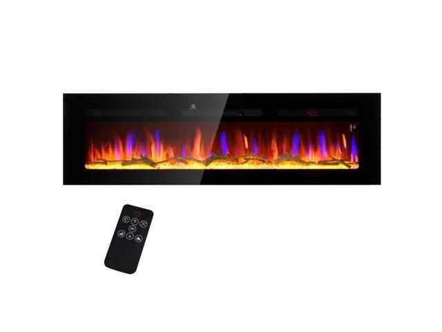 Click here for HOMCOM 60 Electric Fireplace Recessed and Wall Mou... prices