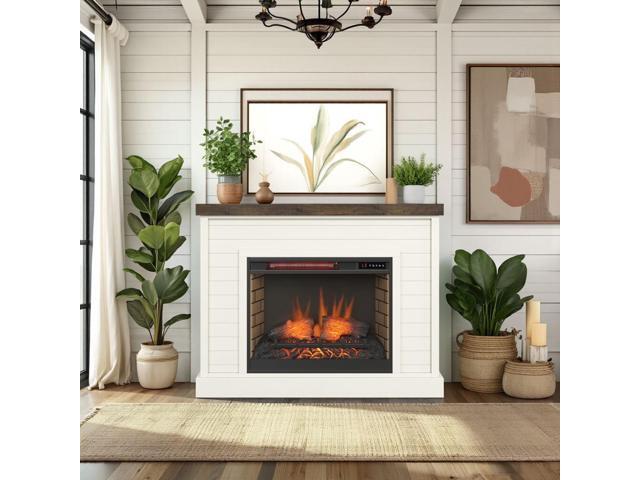 Click here for 48 inch Fireplace with Mantel  Jasmine Whitewash a... prices