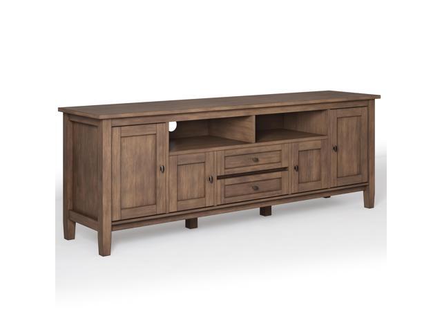 Click here for Warm Shaker - 72 TV Media Stand - Rustic Natural A... prices