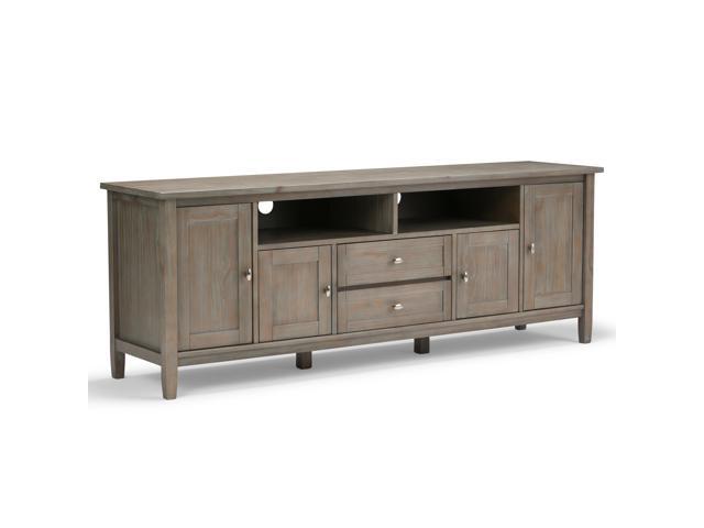 Click here for Warm Shaker - 72 TV Media Stand - Distressed Grey prices