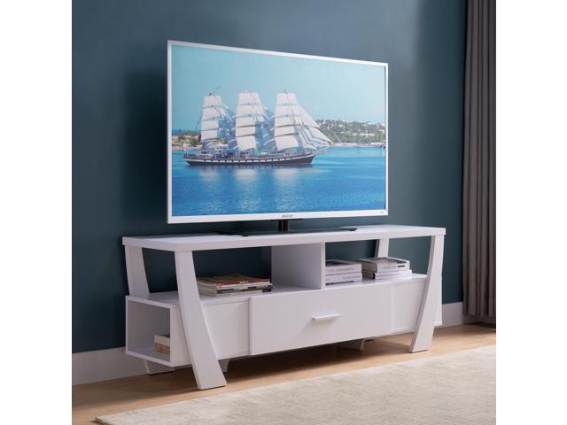 Click here for Contemporary TV Stand with Four Shelves and One Dr... prices