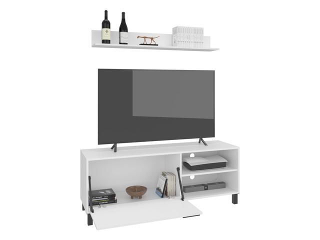 Click here for Bryce Tv Stand Two Doors  Open Shelves And Spaciou... prices