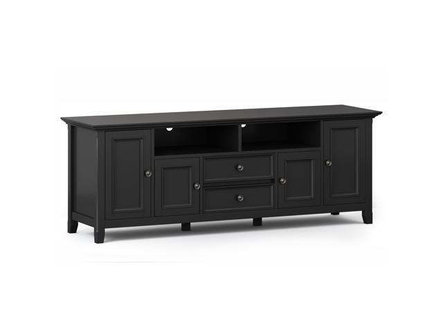 Click here for Amherst 72 inch Solid Wood TV Media Stand in Black prices