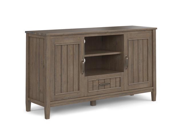 Click here for Lev - TV Media Stand - Smoky Brown prices