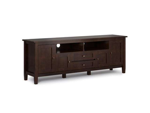 Click here for Warm Shaker - 72 TV Media Stand - Russet Brown prices