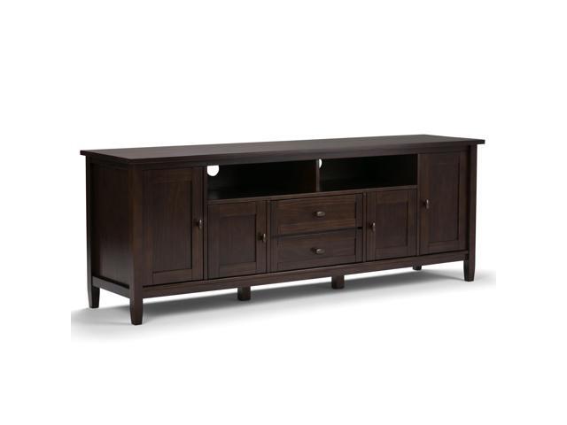 Click here for Warm Shaker - 72 TV Media Stand - Tobacco Brown prices