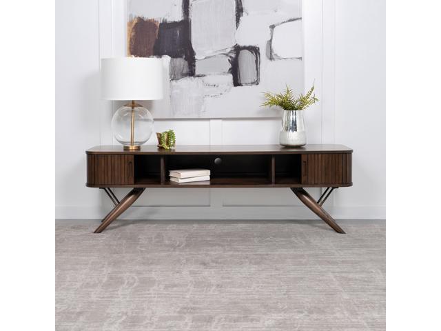 Click here for Stewart Walnut TV Stand with Sliding Door prices