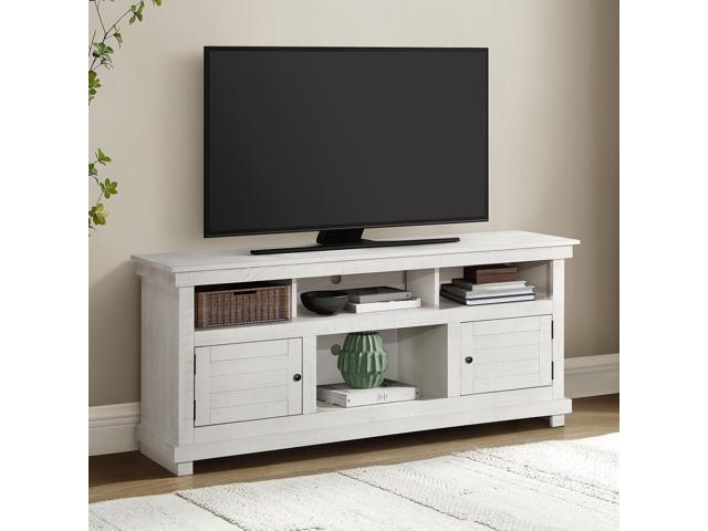 Click here for Castleton Distressed White 60-inch TV Stand Media... prices