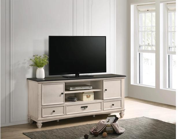 Click here for 1pc Two-Tone Antique Finish 3 Drawers 2 Sliding Do... prices