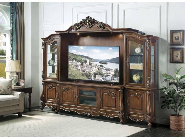Click here for Latisha Antique Oak Finish Entertainment Center prices