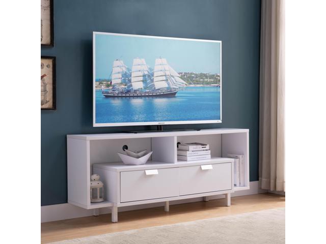 Click here for Modern 60 TV Stand with Two Shelves and Two Drawer... prices