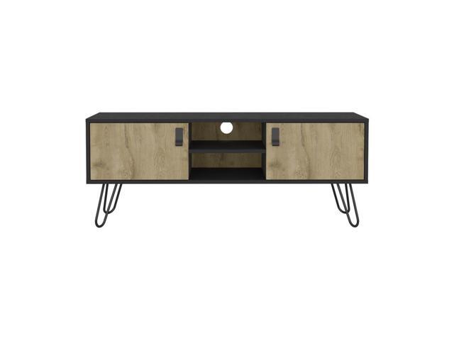 Click here for Tv Stand B Magness  Living Room  Black / Macadamia prices