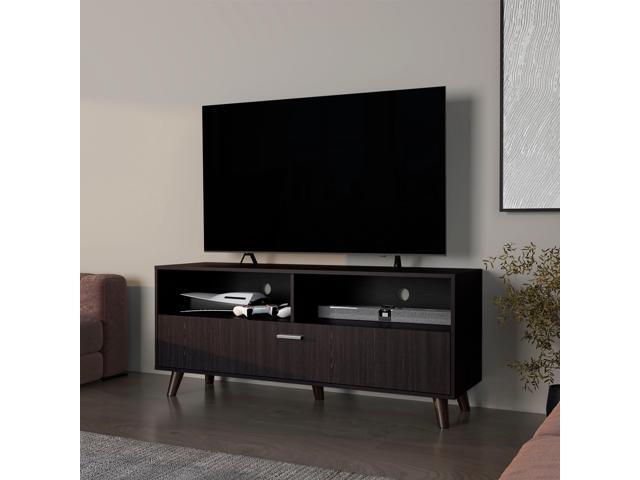 Click here for Wengue TV Stand with Open Storage and 1 Door prices
