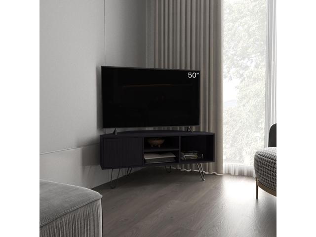 Click here for Lancaster Corner Tv Stand  With Two Shelves And Tw... prices