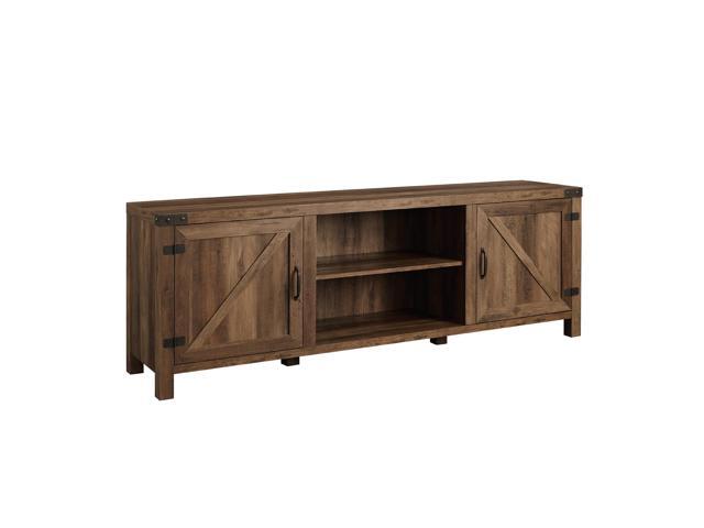 Click here for Rustic Farmhouse Double Barn Door 70 TV Stand for... prices