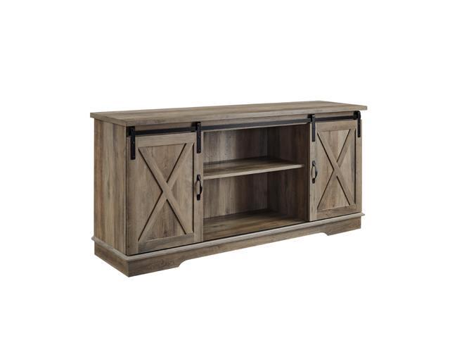 Click here for Farmhouse Sliding X Barn Door 58 TV Stand for 65 T... prices