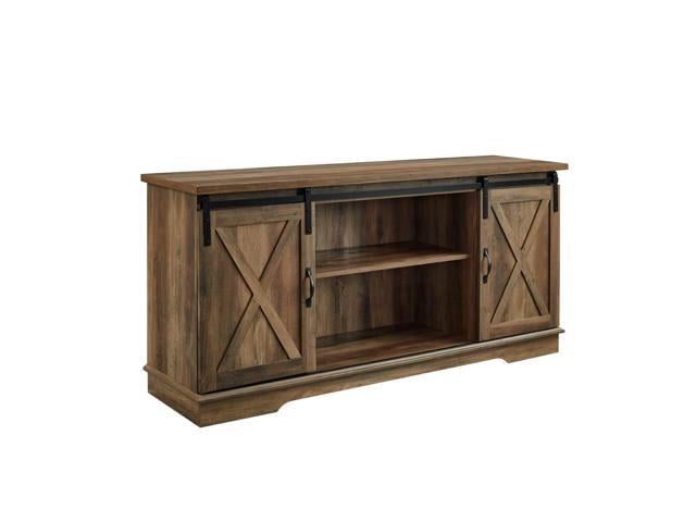 Click here for Farmhouse Sliding X Barn Door 58 TV Stand for 65 T... prices