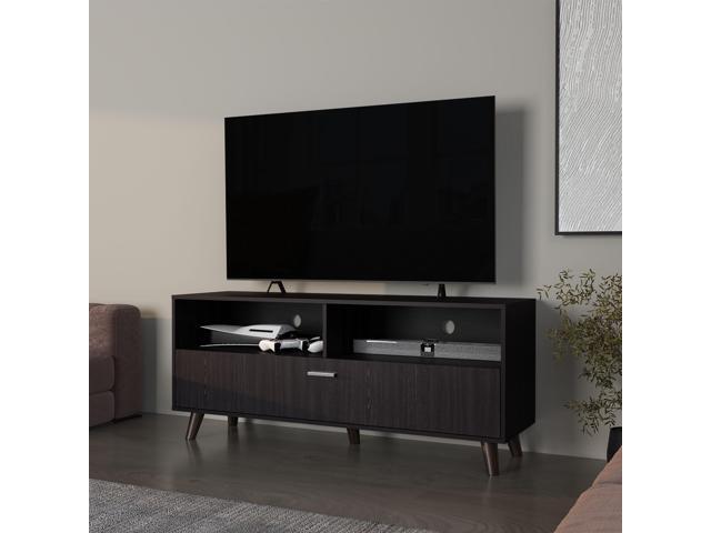 Click here for FM FURNITURE Black City Tv Stand 60 with Open Stor... prices