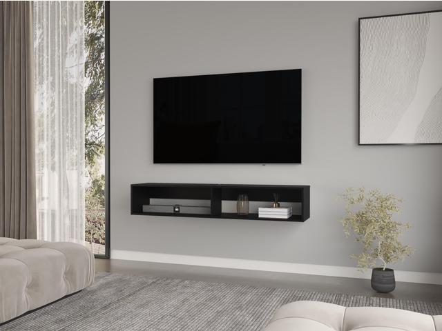 Click here for Floating Tv Stand Moore  Living Room  Black prices