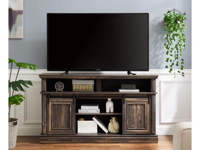 Click here for Media Console Table with Storage Cabinet  Mid Cent... prices