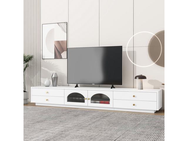 Click here for ON-TREND Luxurious TV Stand with Fluted Glass Door... prices