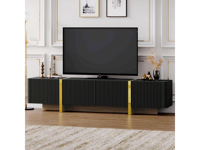 Click here for ON-TREND Luxury Fluted TV Stand for TVs Up to 80... prices
