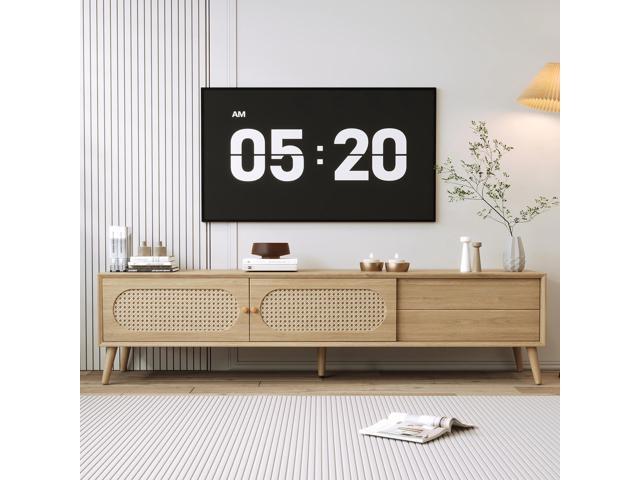 Click here for Boho TV Stand for TVs up to 80  Modern Farmhouse M... prices