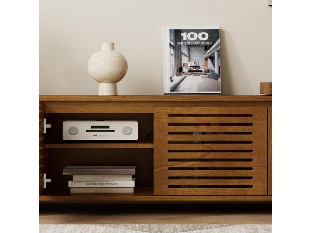 Click here for 63 Mid-Century Modern Extendable TV Stand for TVs... prices