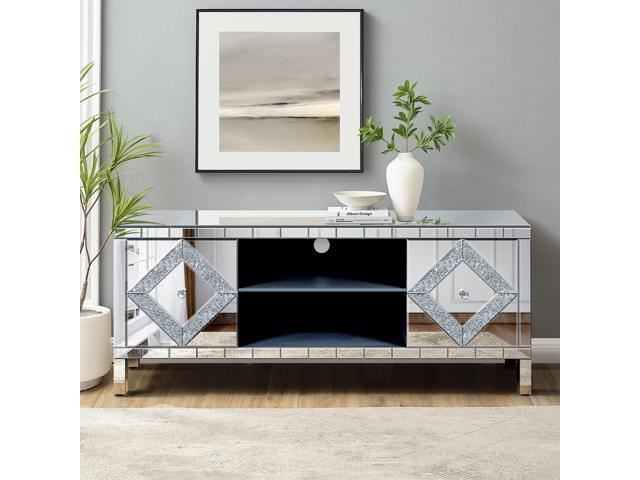 Click here for 47 Inch Mirror TV Media Console with Diamond Glass... prices